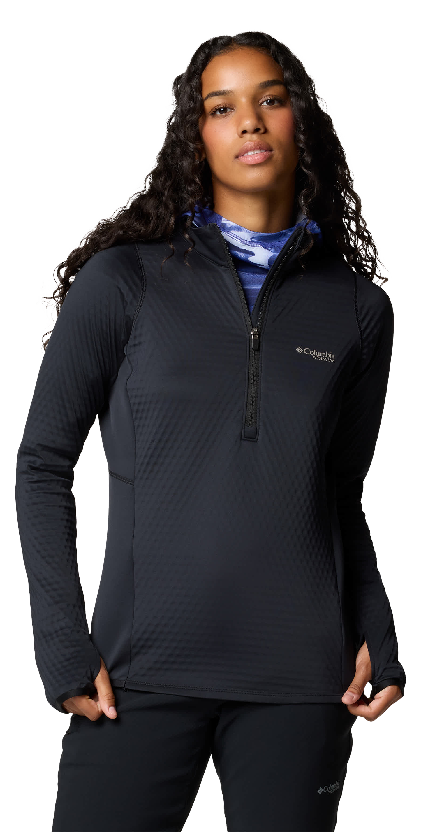 Columbia Crystal Leaf Omni-Heat Helix Half-Zip Long-Sleeve Pullover for Ladies | Cabela's